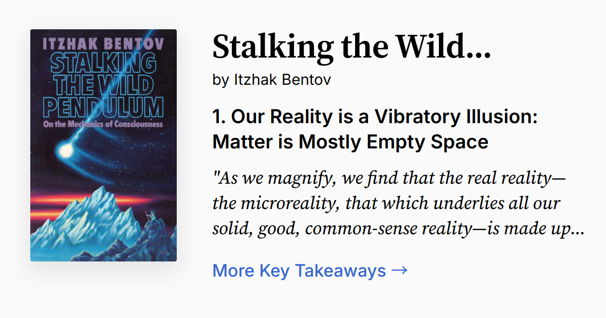 Stalking the Wild Pendulum | Summary, Quotes, FAQ, Audio