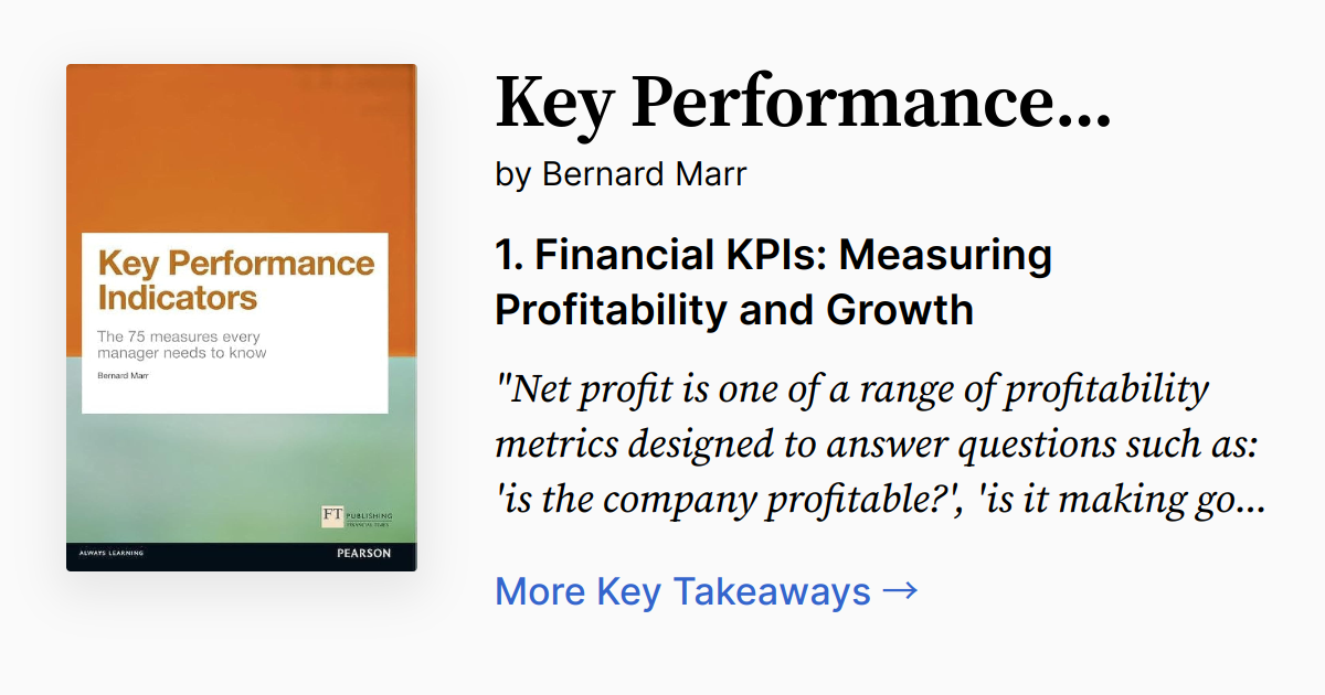 Key Performance Indicators | 摘要, Quotes, FAQ, Audio