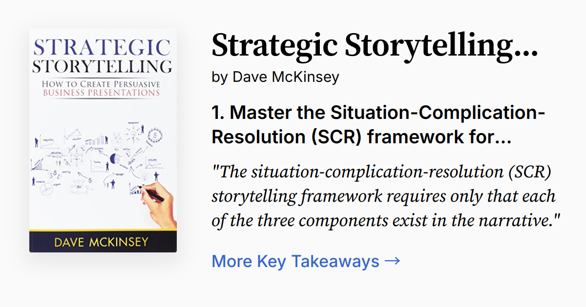 Strategic Storytelling | Summary, Audio, Quotes, FAQ