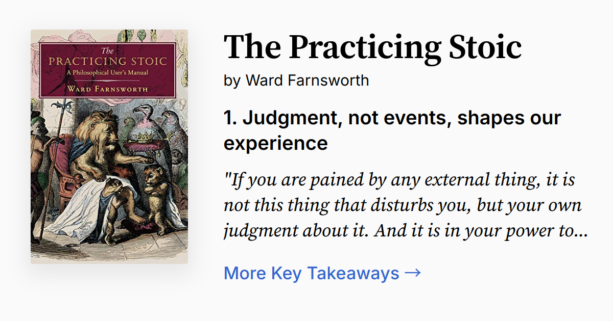 The Practicing Stoic | Summary, Audio, Quotes, FAQ