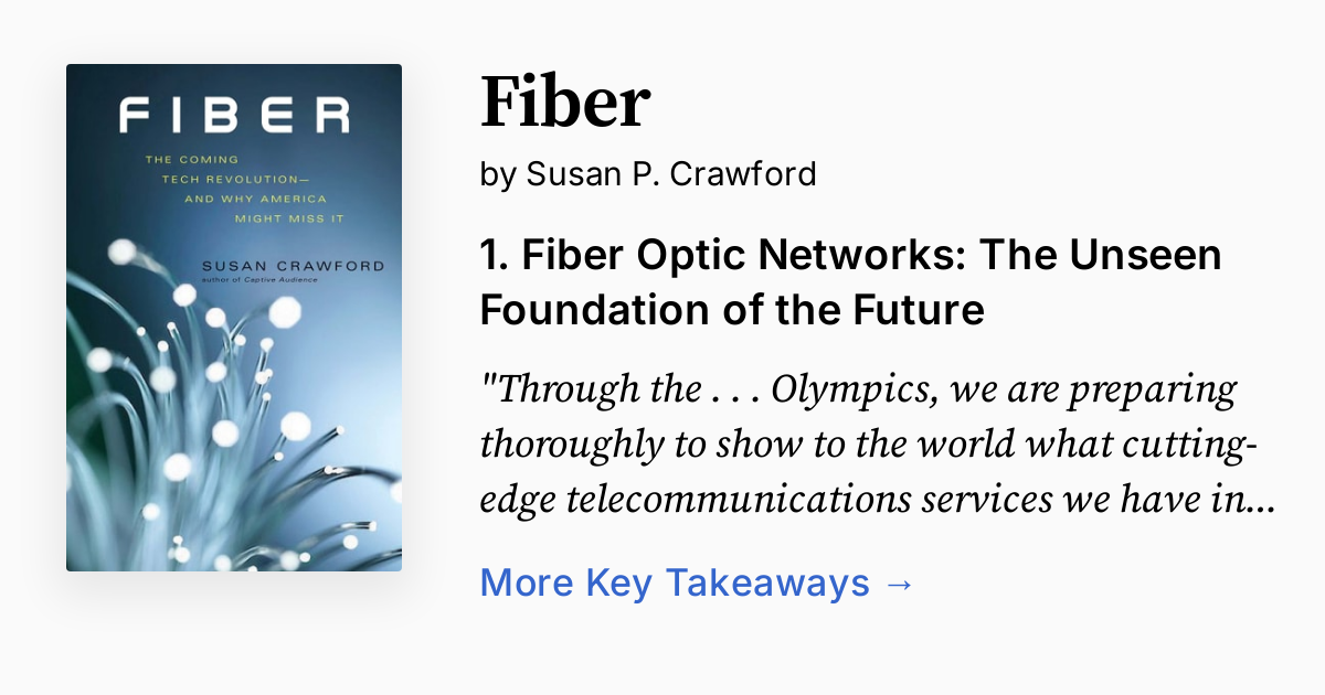 Fiber by Susan P. Crawford | Summary, Audio, Quotes