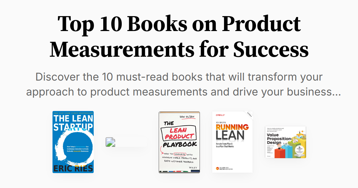 Top 10 Books on Product Measurements for Success | Summary & Audio