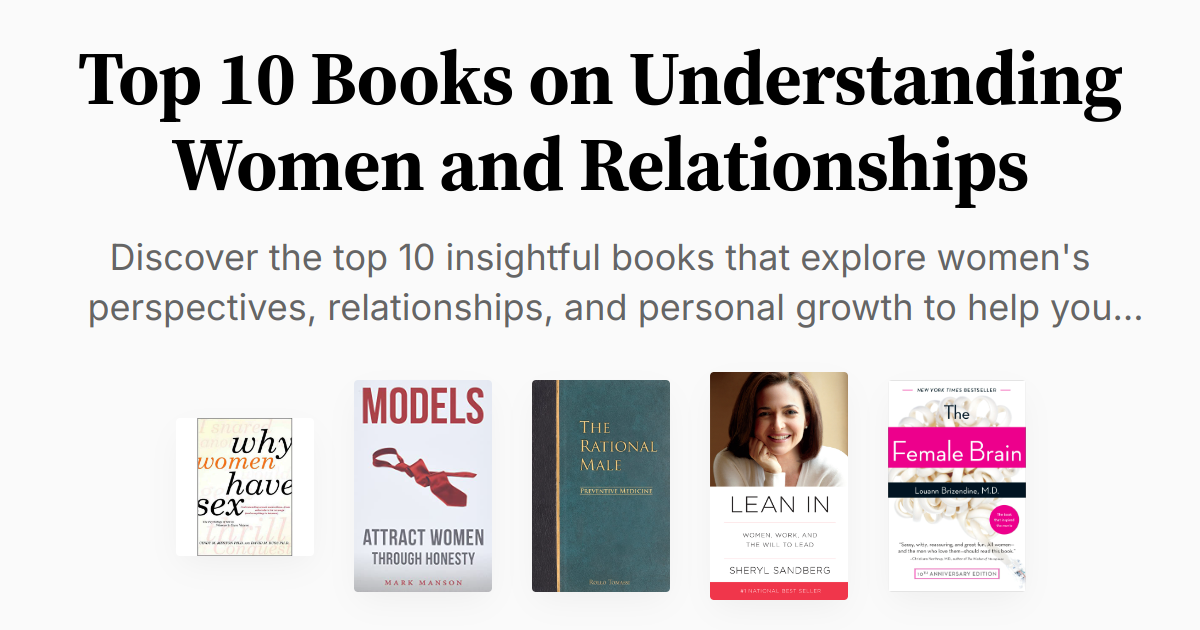 Top 10 Books on Understanding Women and Relationships | Summary & Audio