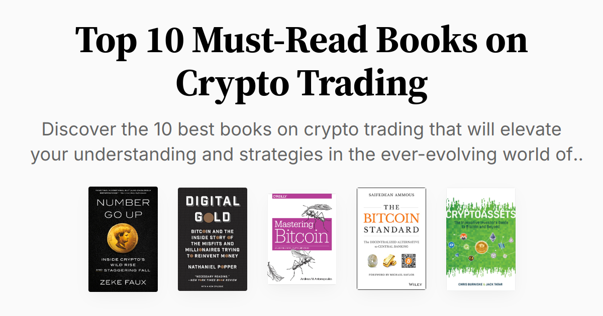 Top 10 Must-Read Books on Crypto Trading | Summary & Audio
