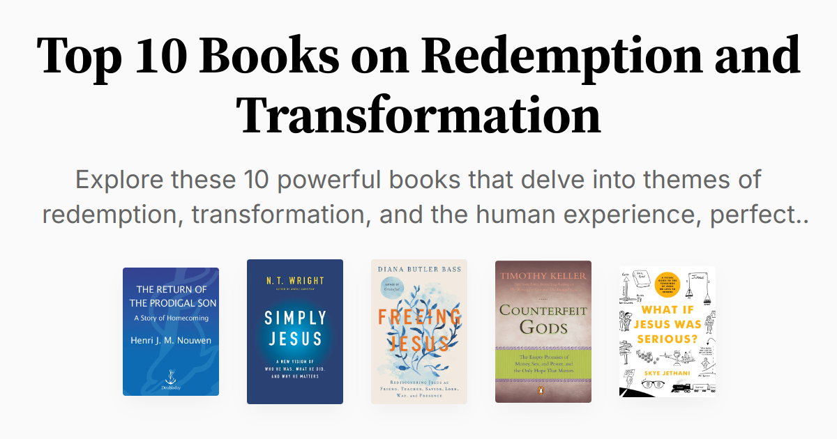 Top 10 Books on Redemption and Transformation | Summary & Audio
