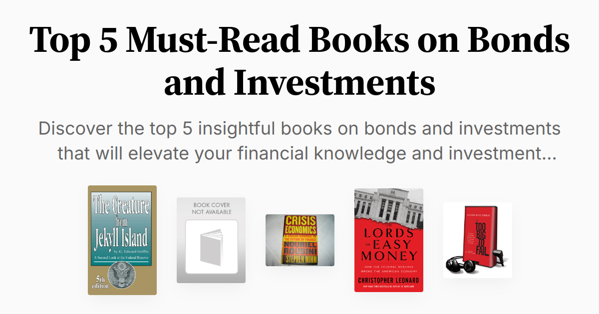 Top 5 Must-Read Books on Bonds and Investments | Summary & Audio