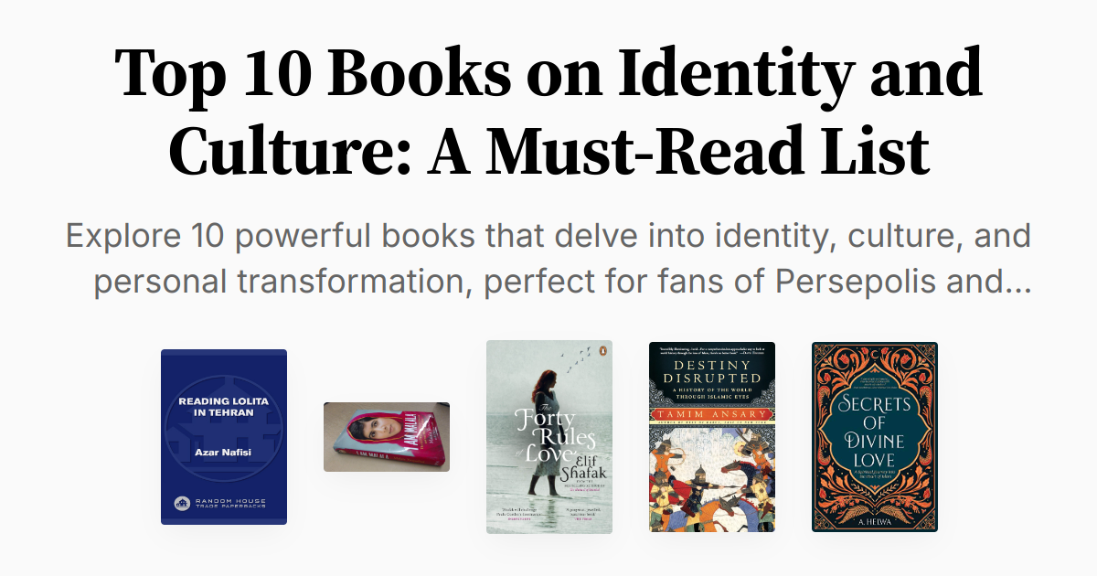 Top 10 Books on Identity and Culture: A Must-Read List | Summary & Audio