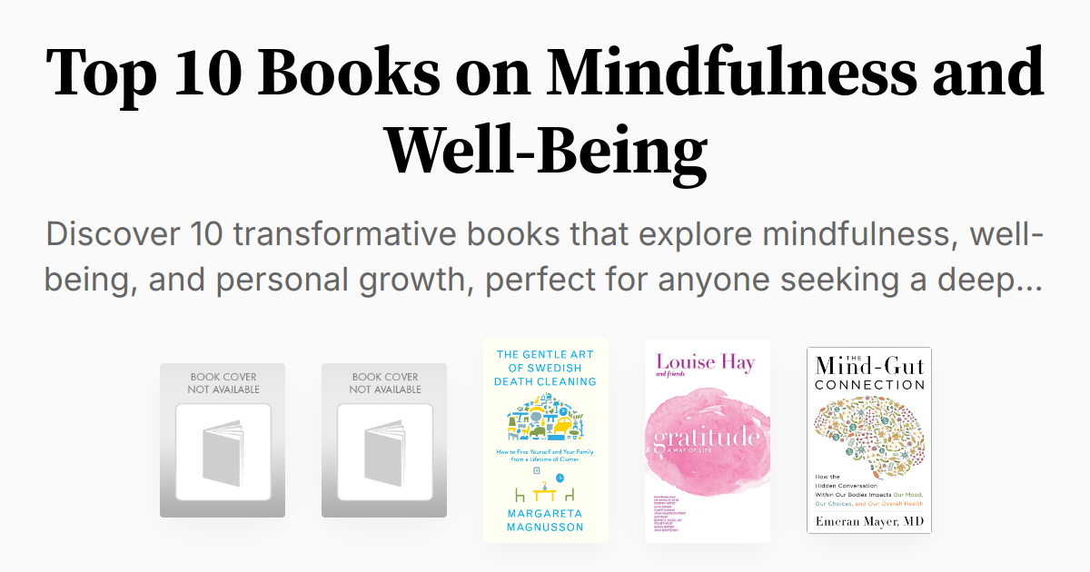 Top 10 Books on Mindfulness and Well-Being | Summaries & Audio