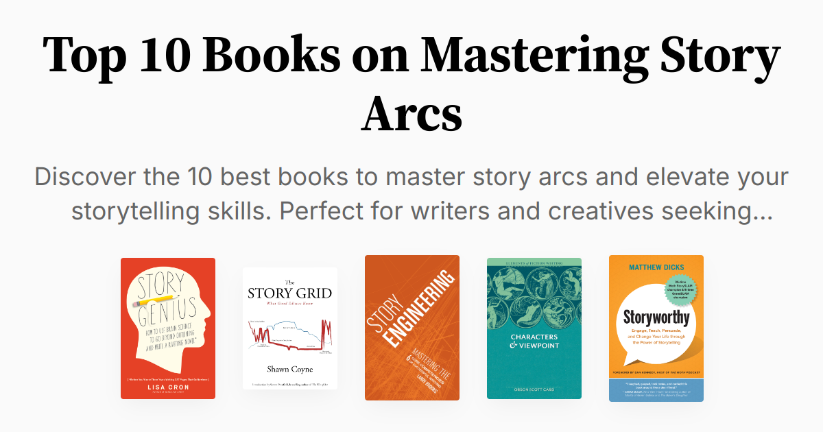 Top 10 Books on Mastering Story Arcs | Summaries & Audio