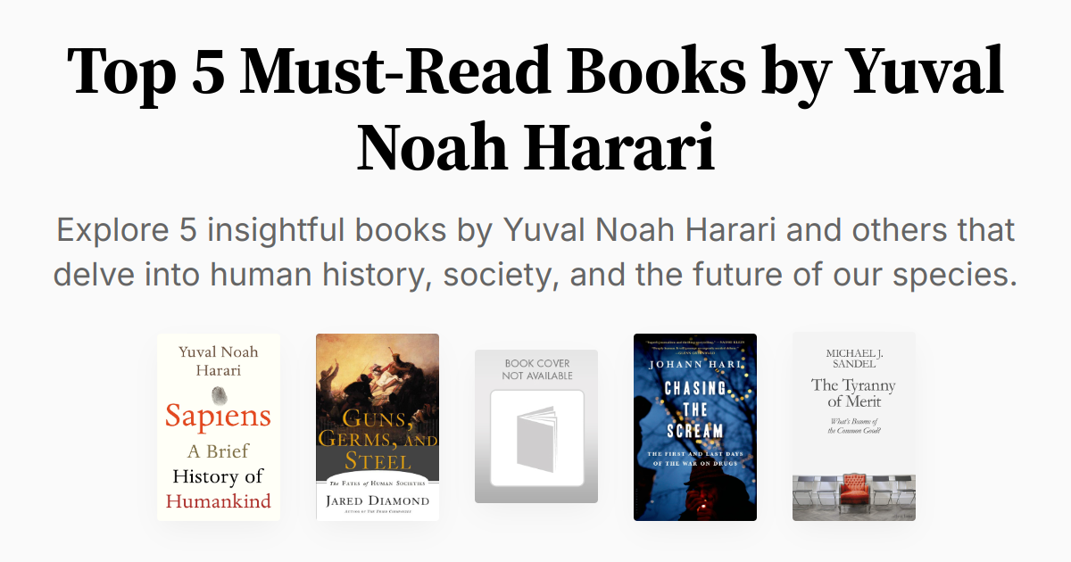 Top 5 Must-Read Books by Yuval Noah Harari | Summary & Audio