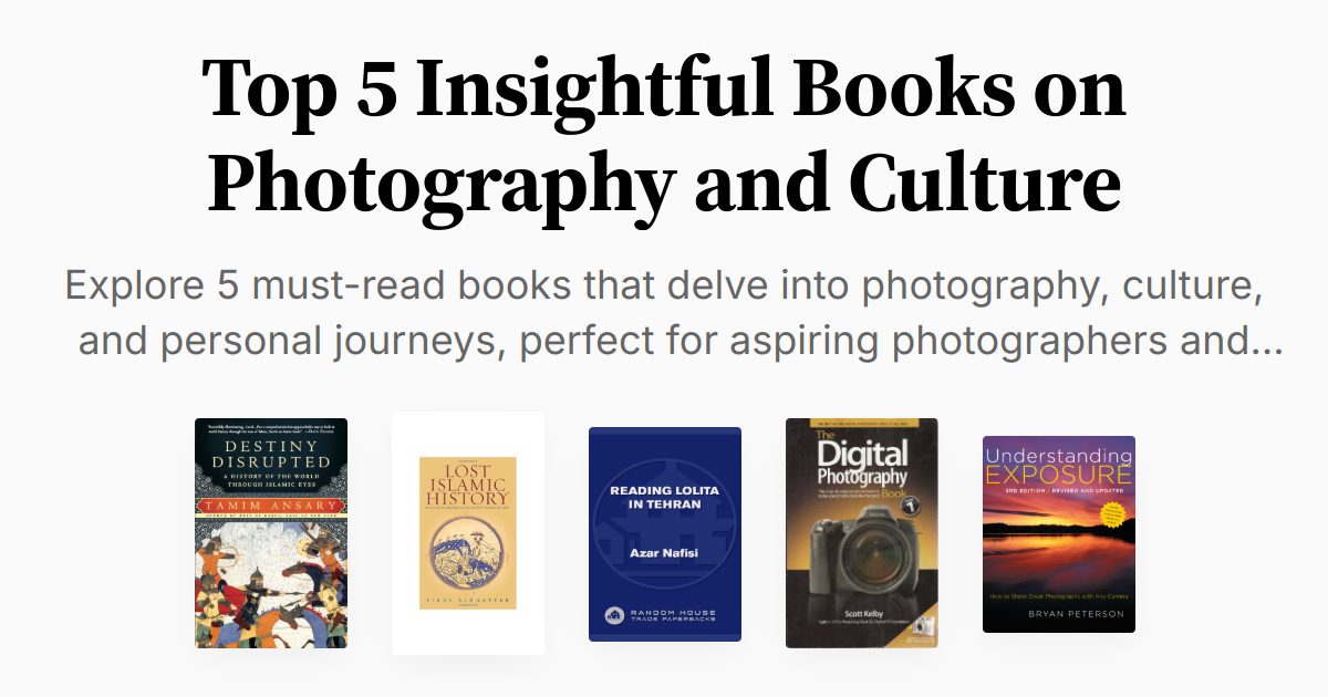 Top 5 Insightful Books on Photography and Culture | Summary & Audio