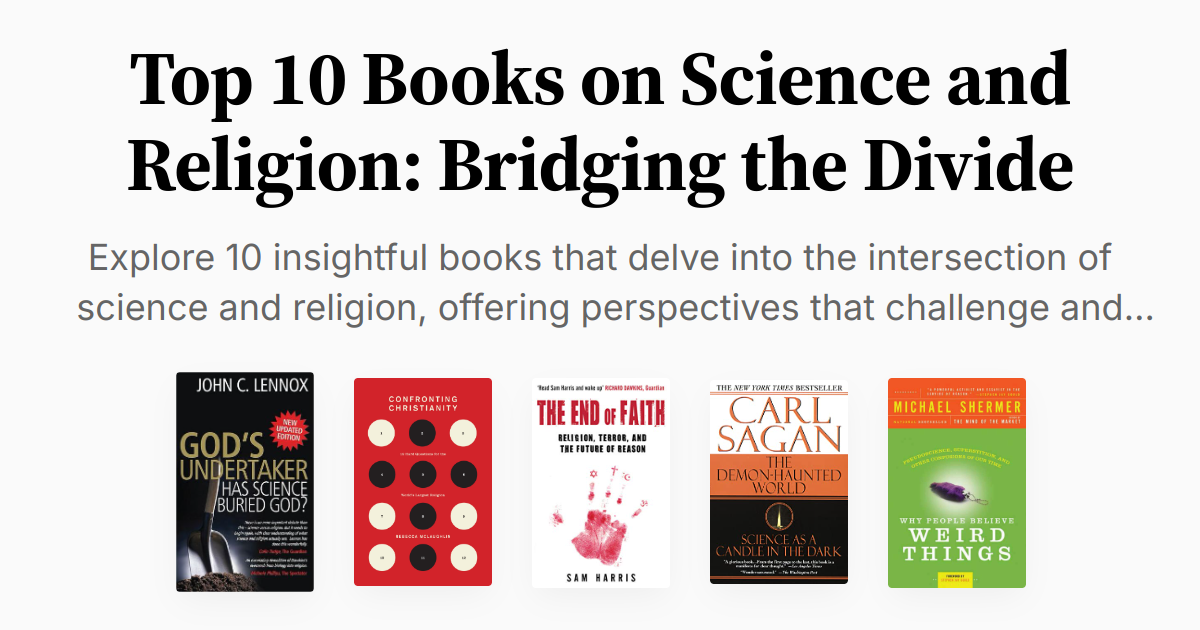 Top 10 Books on Science and Religion: Bridging the Divide | Summary & Audio