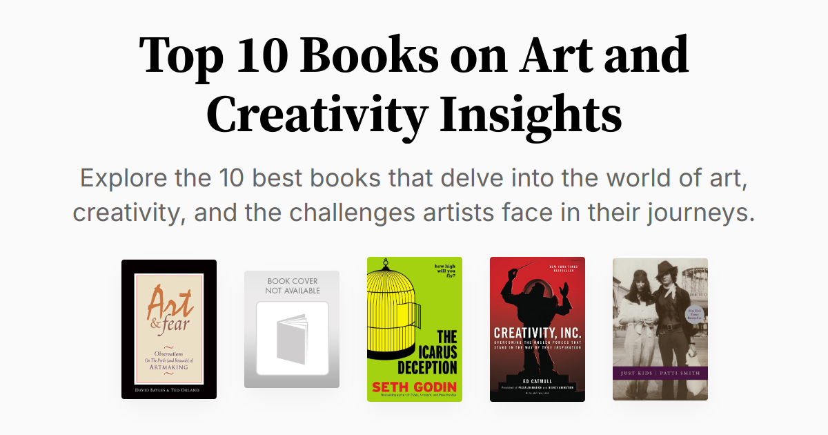 Top 10 Books on Art and Creativity Insights | Summaries & Audio