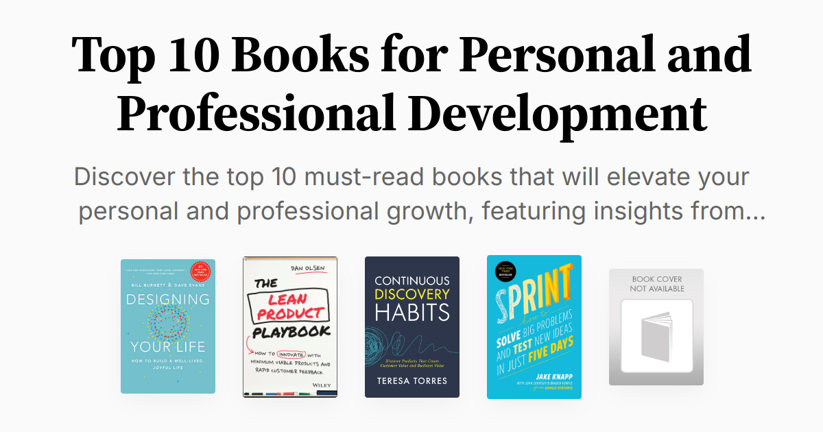 Top 10 Books for Personal and Professional Development | Summary & Audio