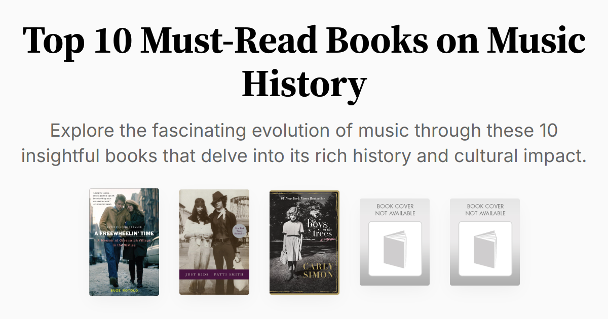 Top 10 Must-Read Books on Music History | Summary & Audio