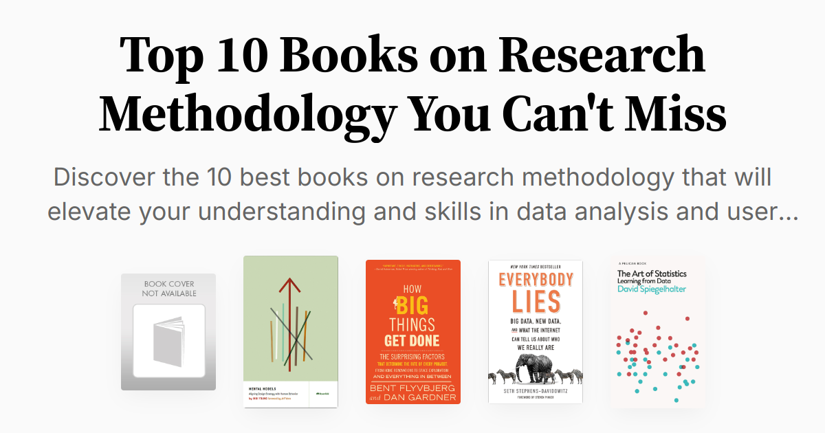 Top 10 Books on Research Methodology You Can't Miss | Summary & Audio
