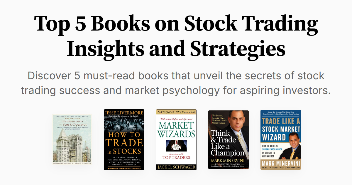 Top 5 Books on Stock Trading Insights and Strategies | Summary & Audio