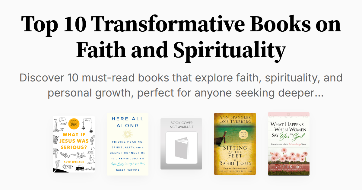 Top 10 Transformative Books on Faith and Spirituality | Summary & Audio