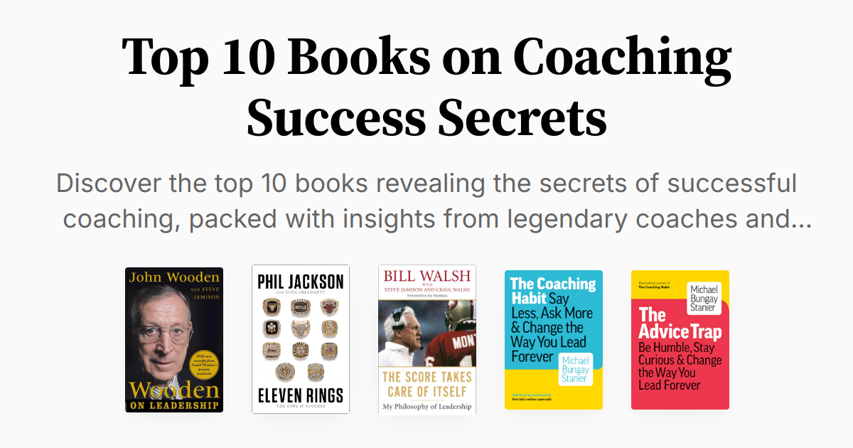 Top 10 Books on Coaching Success Secrets | Summary & Audio