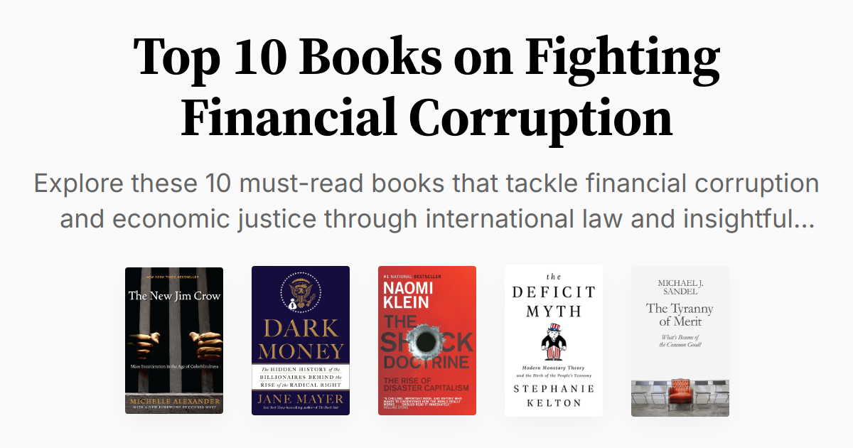 Top 10 Books on Fighting Financial Corruption | Summary & Audio