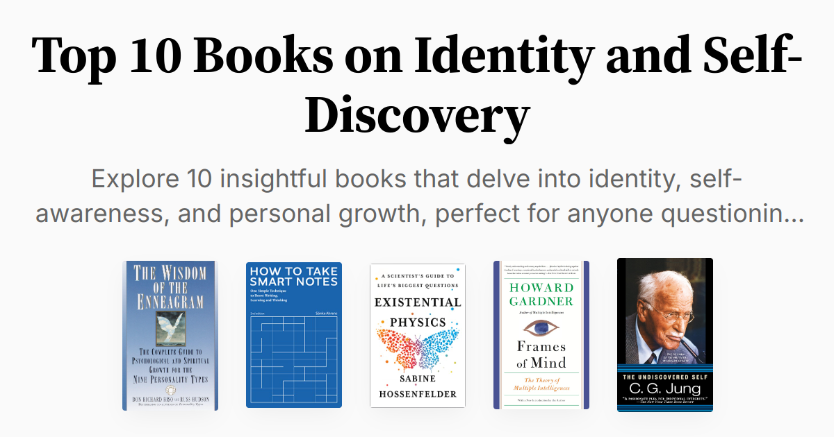 Top 10 Books on Identity and Self-Discovery | Summary & Audio