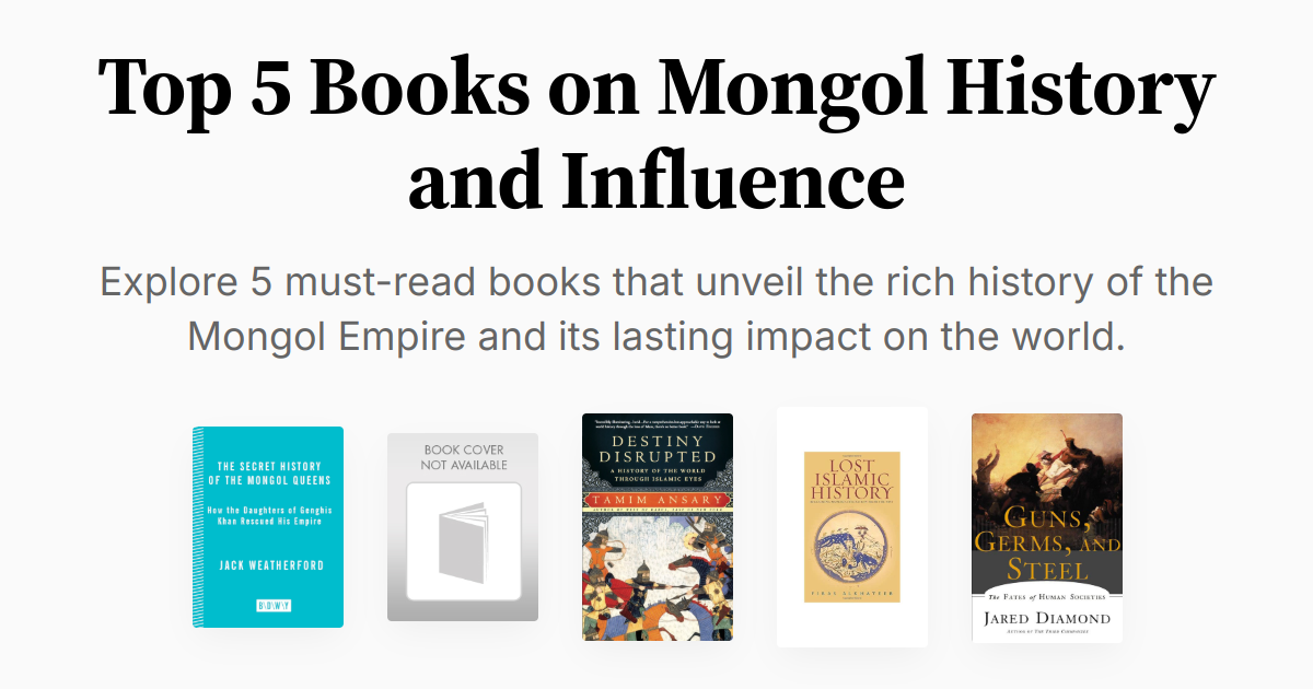 Top 5 Books on Mongol History and Influence | Summary & Audio