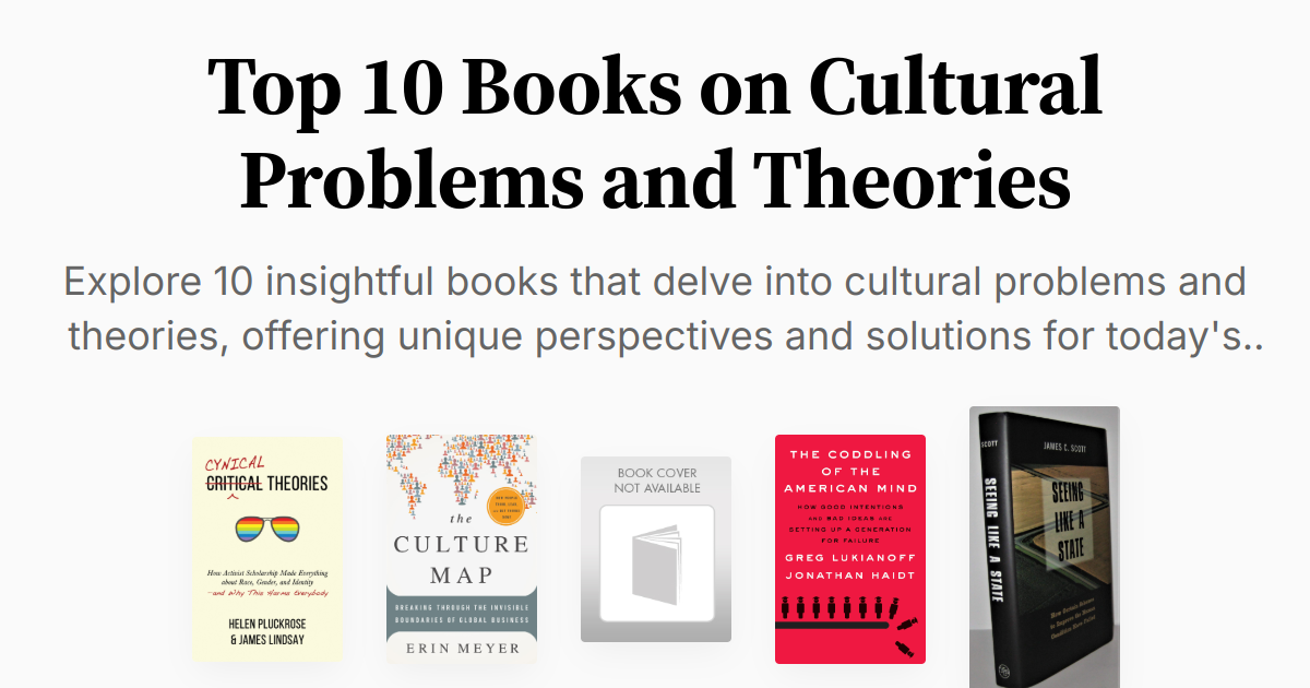 Top 10 Books on Cultural Problems and Theories | Summary & Audio