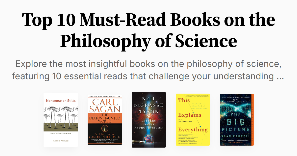 Top 10 Must-Read Books on the Philosophy of Science | Summary & Audio