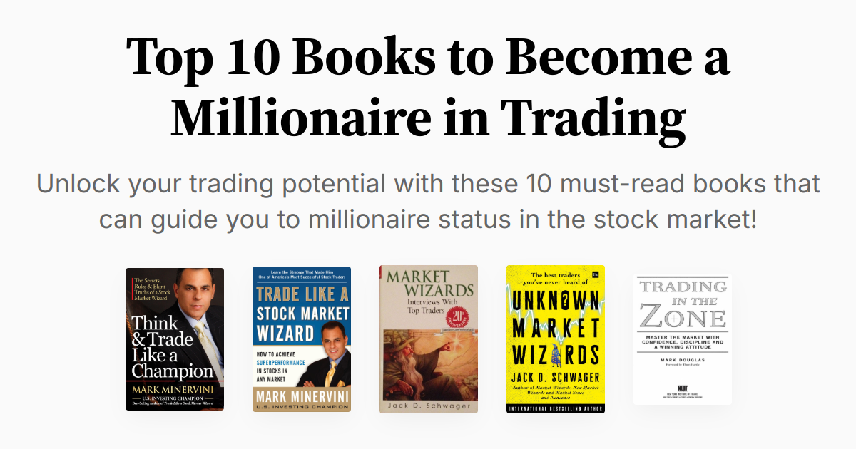 Top 10 Books to Become a Millionaire in Trading | Summary & Audio