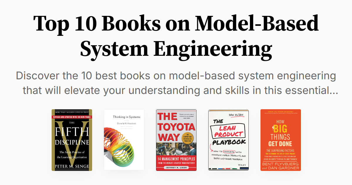 Top 10 Books on Model-Based System Engineering | Summary & Audio