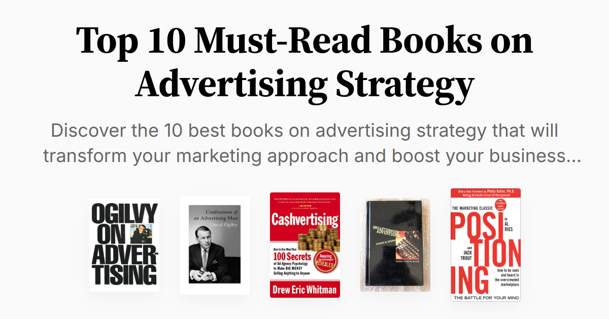 Top 10 Must-Read Books on Advertising Strategy | Summary & Audio