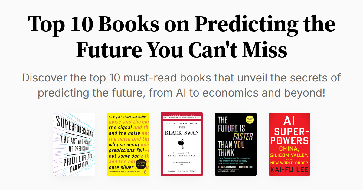 Top 10 Books on Predicting the Future You Can't Miss | Summary & Audio
