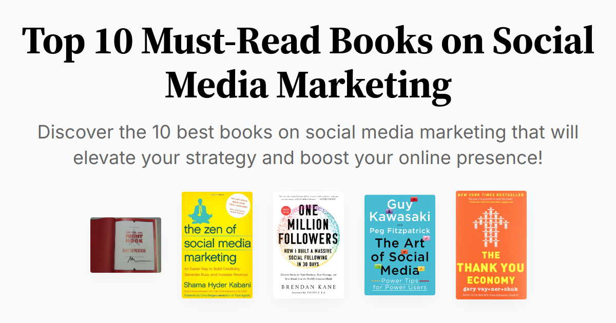Top 10 Must-Read Books on Social Media Marketing | Summary & Audio