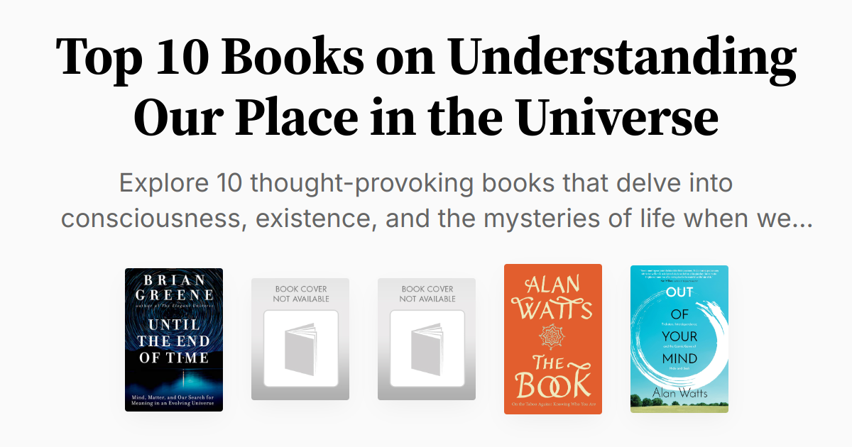 Top 10 Books on Understanding Our Place in the Universe | Summary & Audio