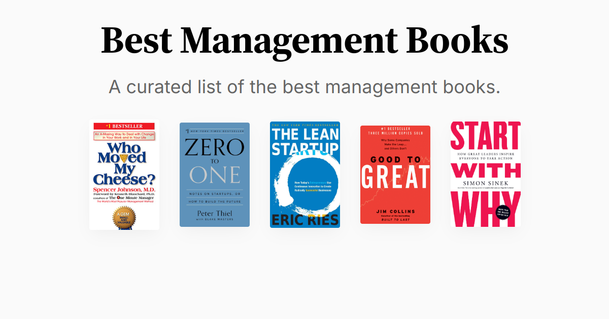 Best Management Books | Summary & Audio