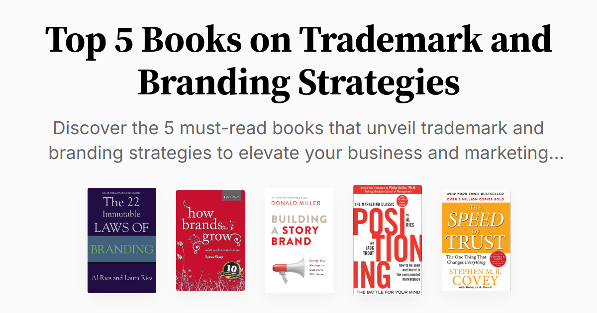 Top 5 Books on Trademark and Branding Strategies | Summary & Audio