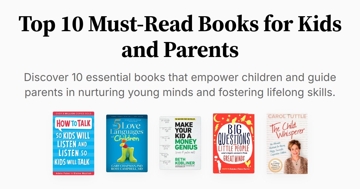 Top 10 Must-Read Books for Kids and Parents | Summary & Audio