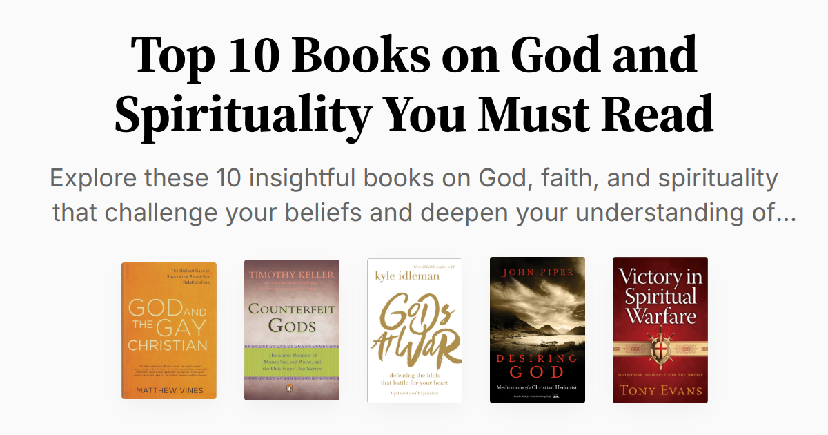 Top 10 Books on God and Spirituality You Must Read | Summary & Audio