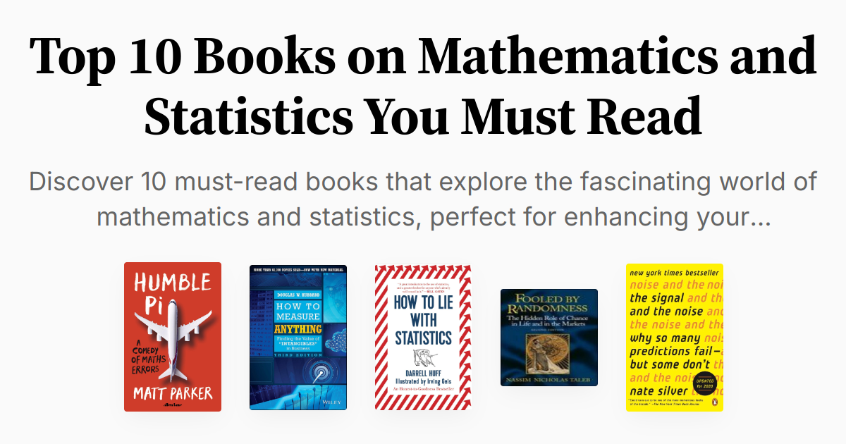Top 10 Books on Mathematics and Statistics You Must Read | Summary & Audio