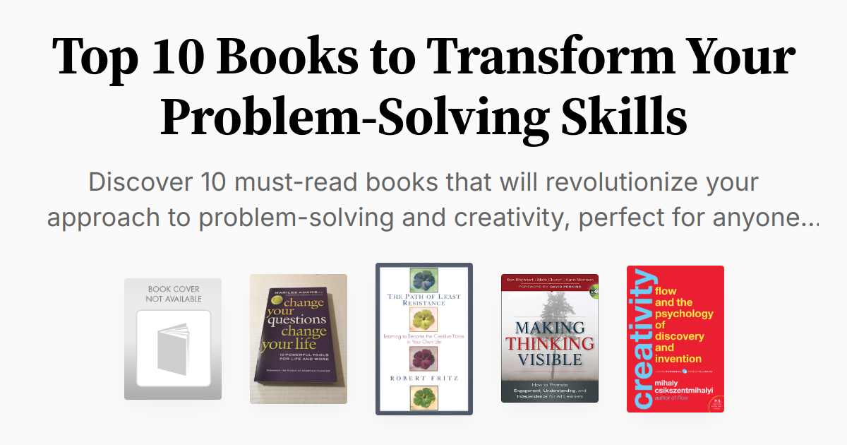 Top 10 Books to Transform Your Problem-Solving Skills | Summary & Audio