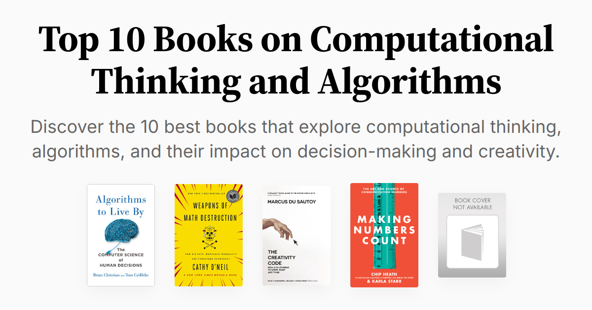 Top 10 Books on Computational Thinking and Algorithms | Summaries & Audio