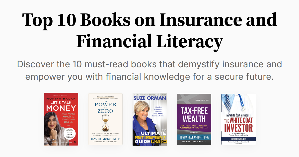 Top 10 Books on Insurance and Financial Literacy | Summary & Audio