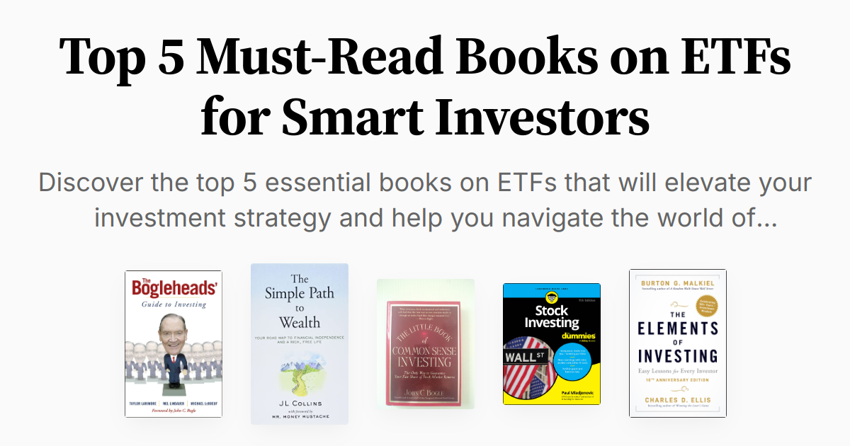 Top 5 Must-Read Books on ETFs for Smart Investors | Summary & Audio