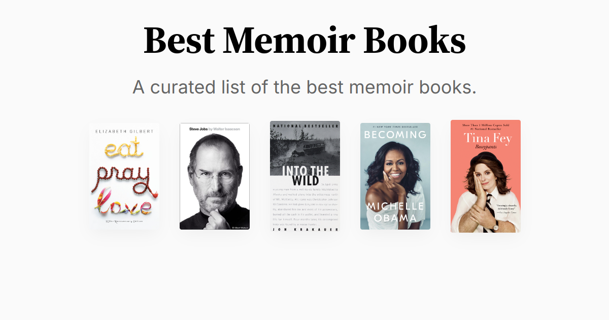 Best Memoir Books | Summary & Audio