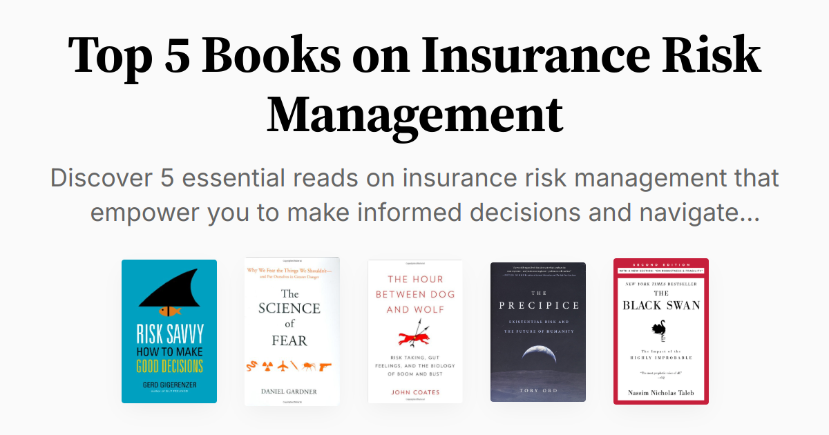 Top 5 Books on Insurance Risk Management | Summary & Audio