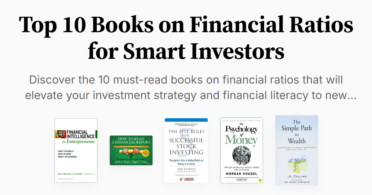 Top 10 Books on Financial Ratios for Smart Investors | Summary & Audio