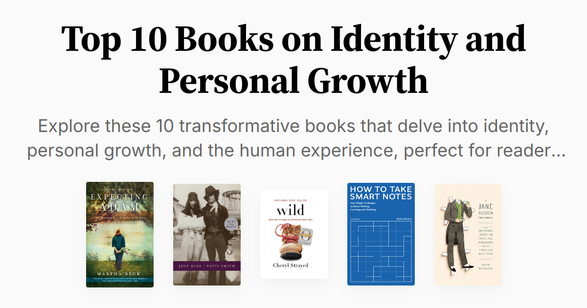 Top 10 Books on Identity and Personal Growth | Summary & Audio