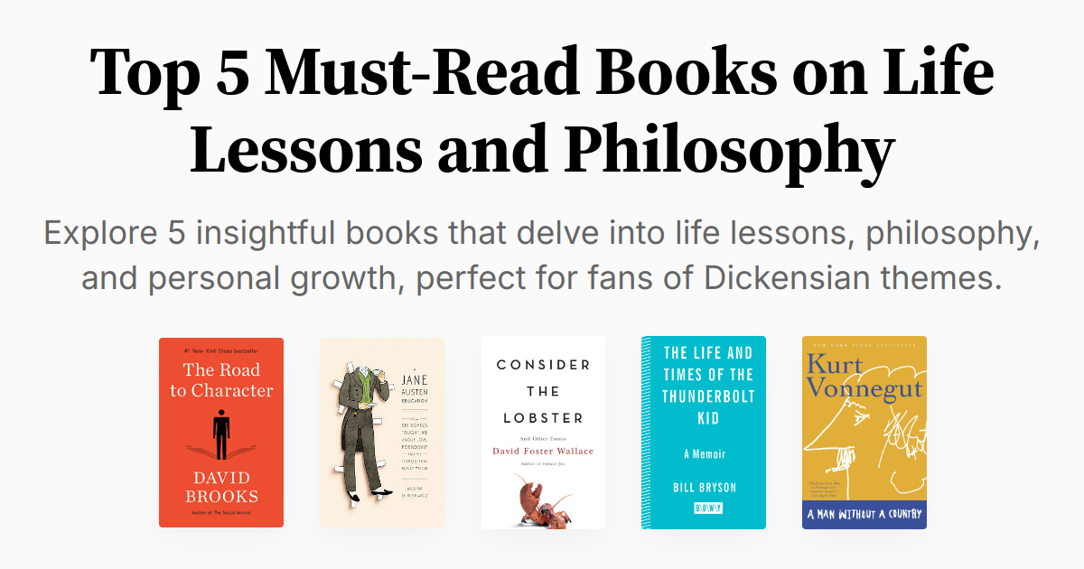 Top 5 Must-Read Books on Life Lessons and Philosophy | Summary & Audio