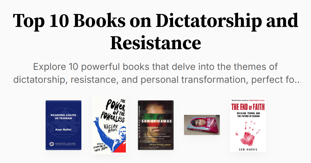 Top 10 Books on Dictatorship and Resistance | Summary & Audio