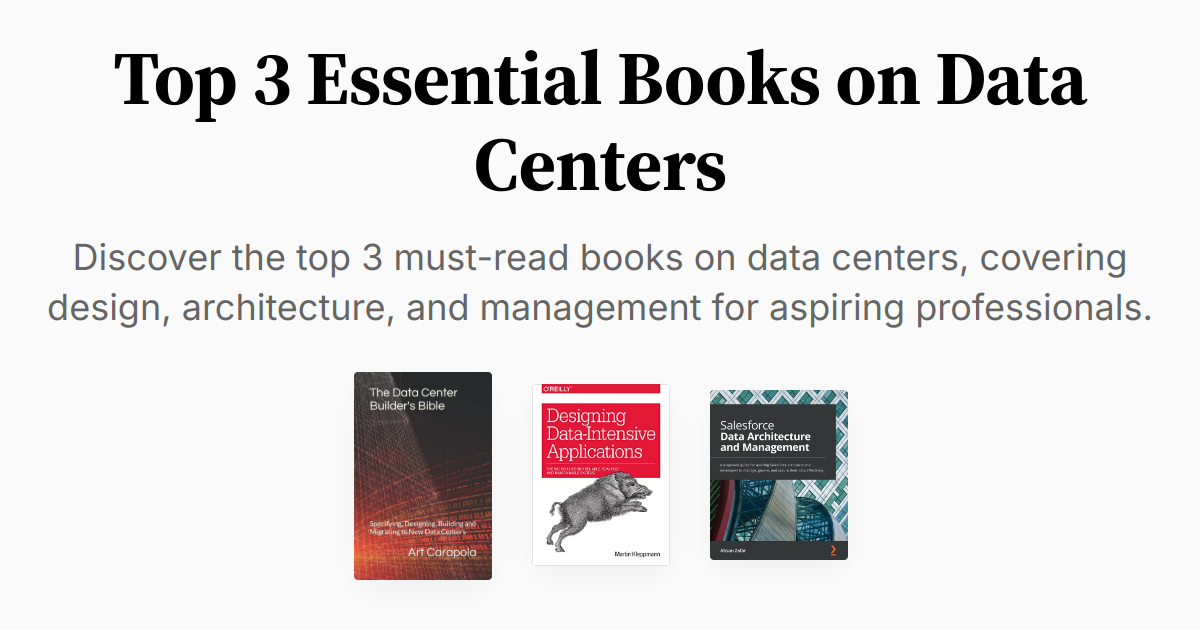 Top 3 Essential Books on Data Centers | Summary & Audio
